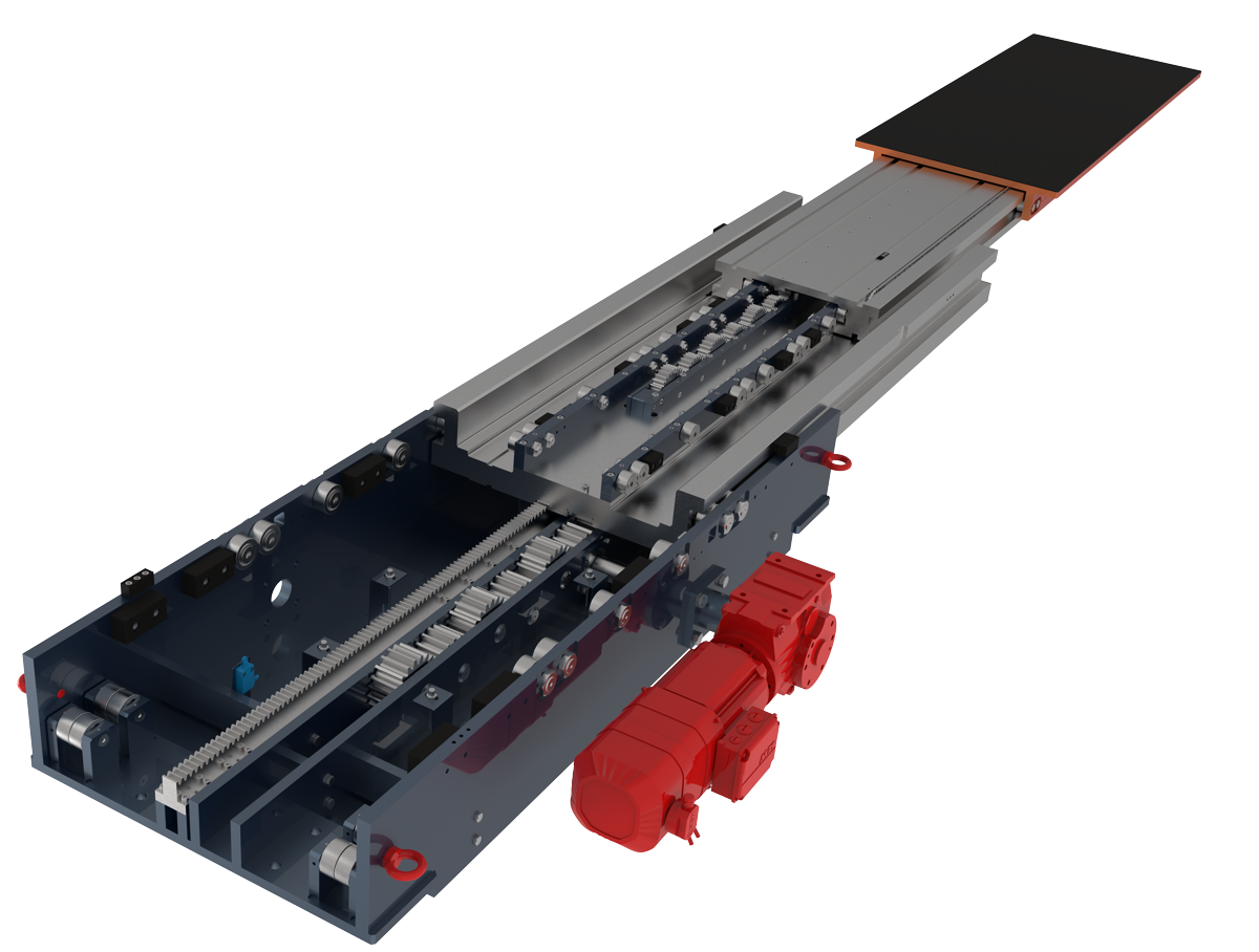 LHD-USA Double-Depth Telescopic Forks for Efficient Load Handling