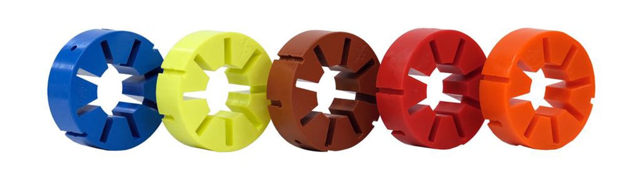 Samiflex Flex Coupling Hubs and Elastomeric Inserts