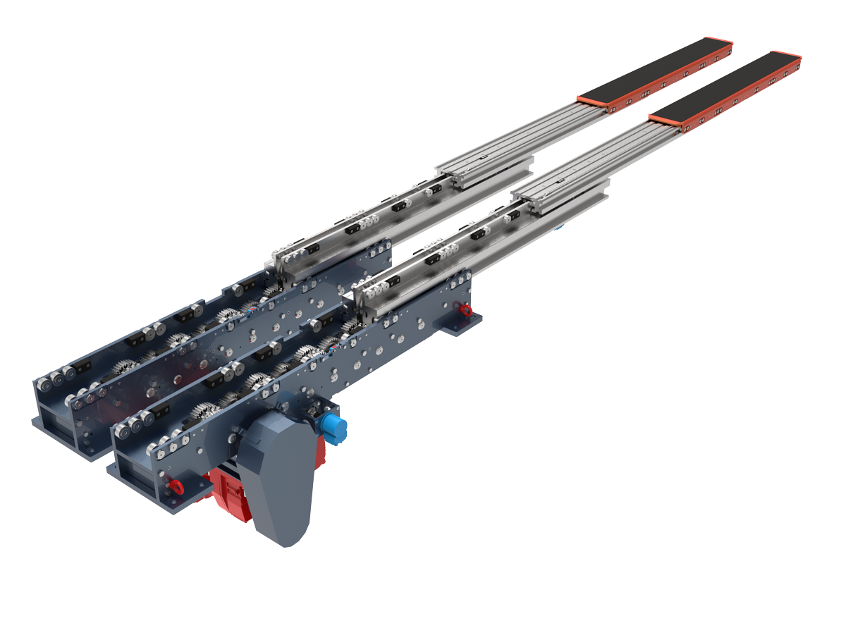 LHD-USA Double-Depth Telescopic Forks for Efficient Load Handling