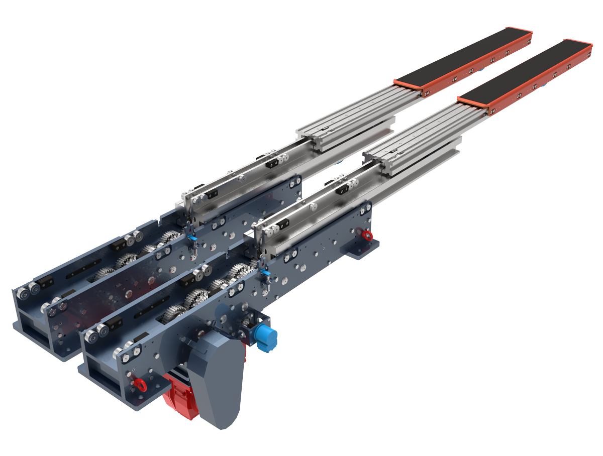 LHD-USA Double-Depth Telescopic Forks for Efficient Load Handling