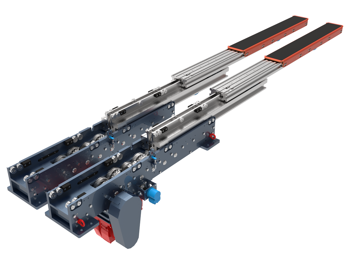 LHD-USA Double-Depth Telescopic Forks for Efficient Load Handling